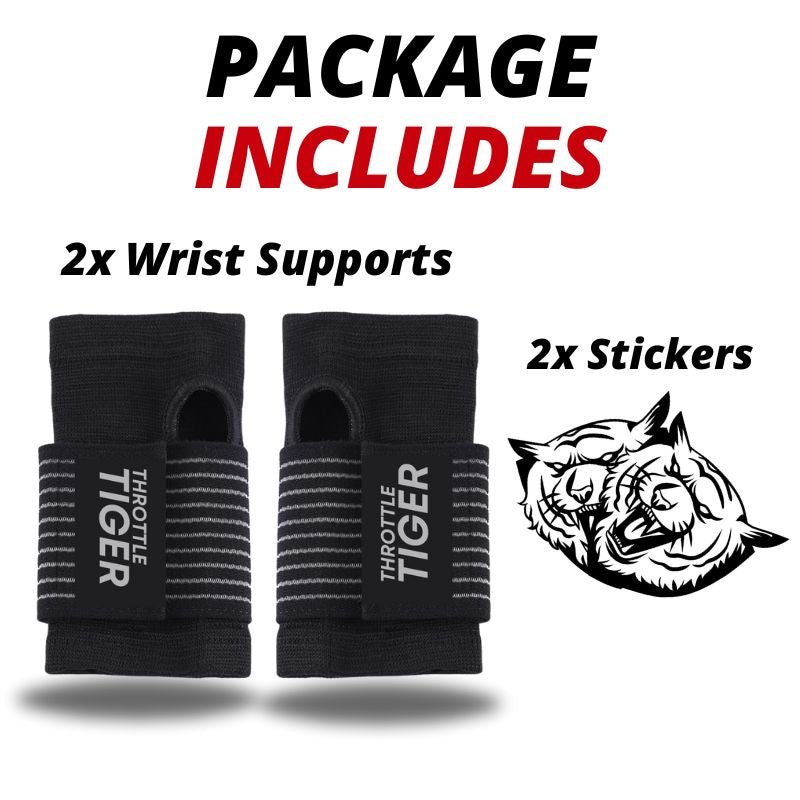 Motorcycle Wrist Support Brace - Ride Without Wrist Pain – Throttle Tiger