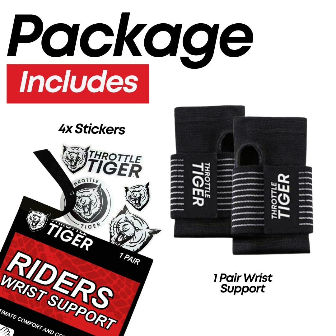 Motorcycle Wrist Support Brace - Ride Without Wrist Pain – Throttle Tiger